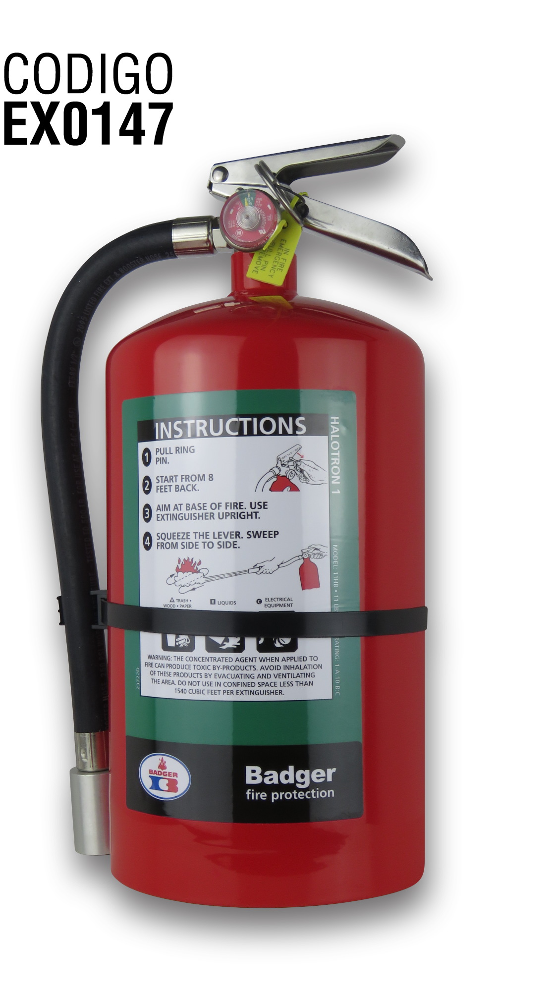 Extintores BADGER Halotron - Extintores Badger