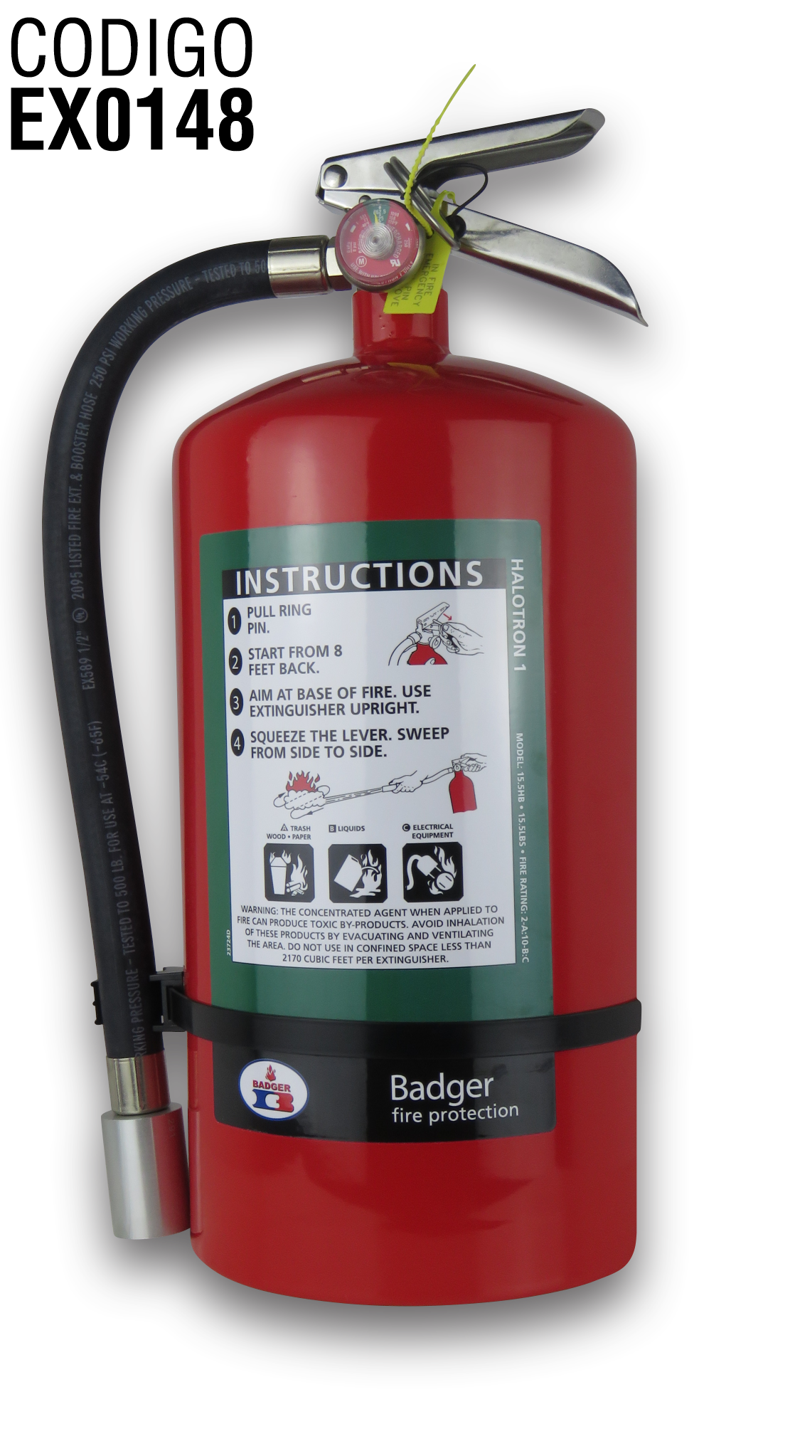 Extintores BADGER Halotron - Extintores Badger