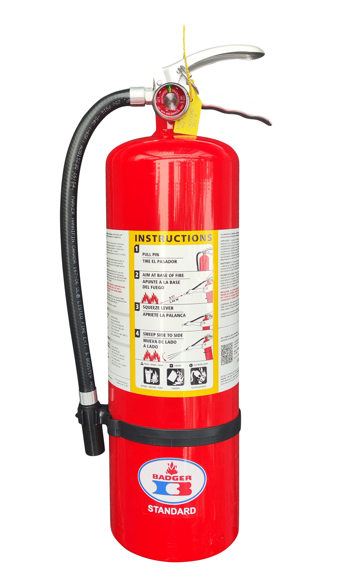 Extintor PQS de 10 libras: Características y Beneficios - Extintores Badger